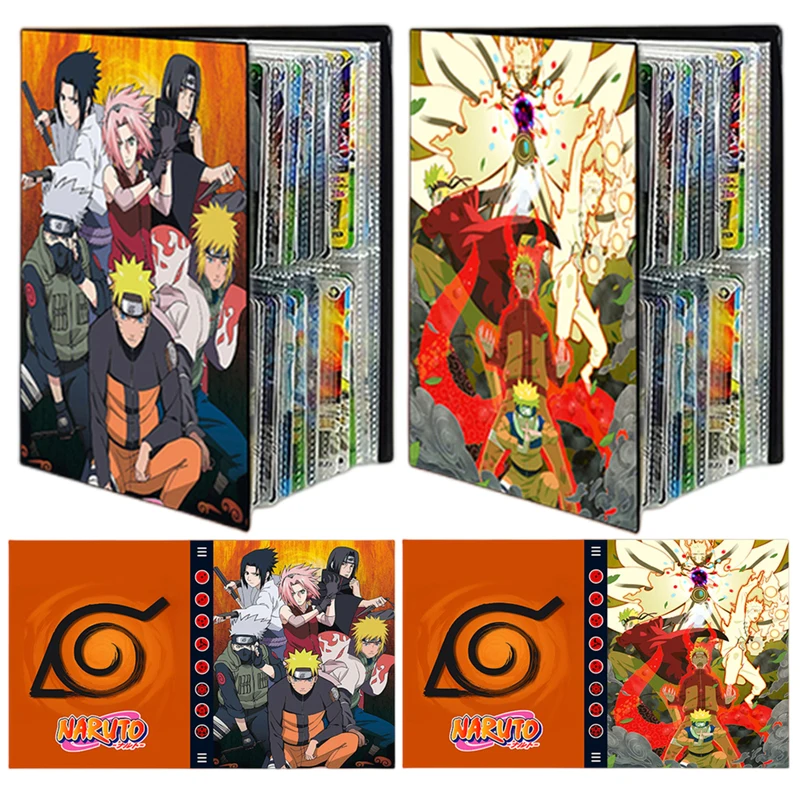Anime-Naruto-Peripheral-Card-Album-Book-Game-Card-Collection-Toys ...