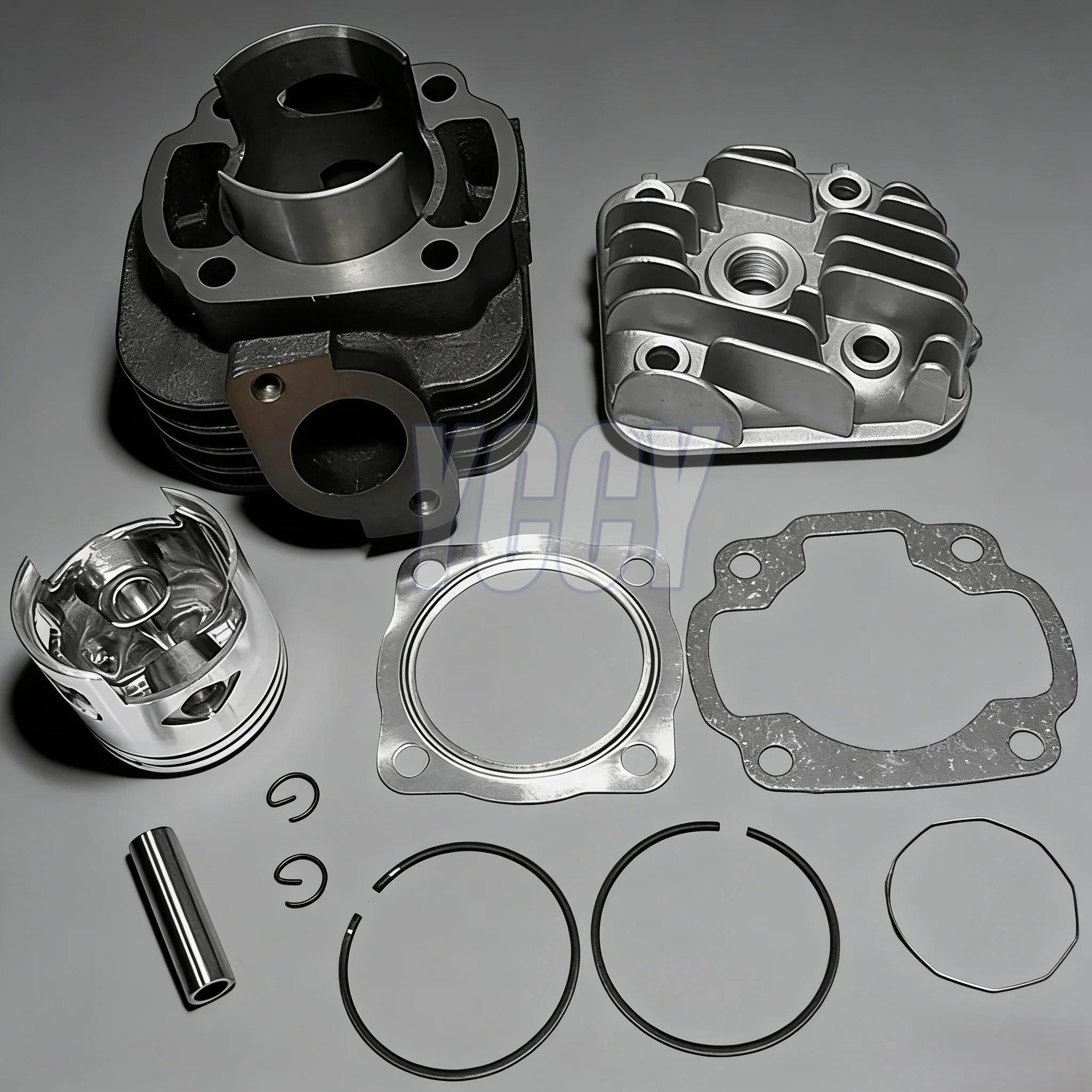 52MM 90CC Big Bore Motorcycle Cylinder Kit Assembly For YAMAHA POLARIS ...