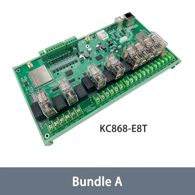 KC868-E8T 16A DIN Rail Relay GPRS Tuya ESP32 Alexa Yandex Alice Google ...