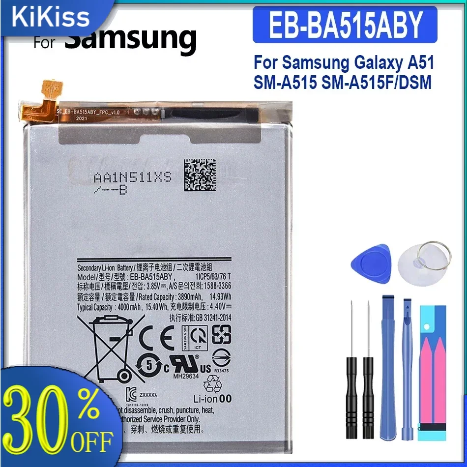 EB-BA515ABY-Battery-4000mAh-For-Samsung-Galaxy-A51-SM-A515-SM-A515F-DSM ...