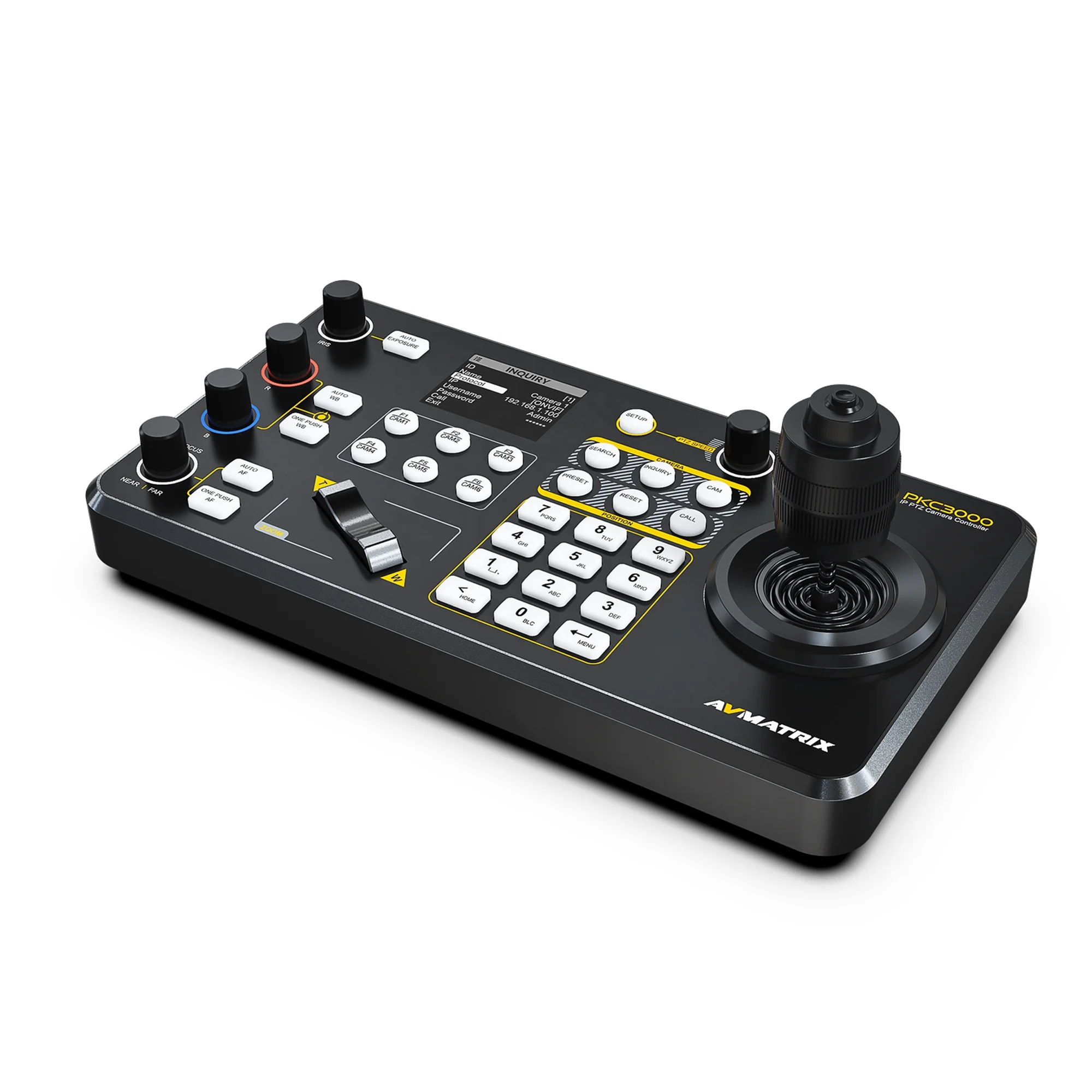 Avmatrix RS232 RS485 IP PTZ Dome Camera Keyboard 4D Joystick Controller ...