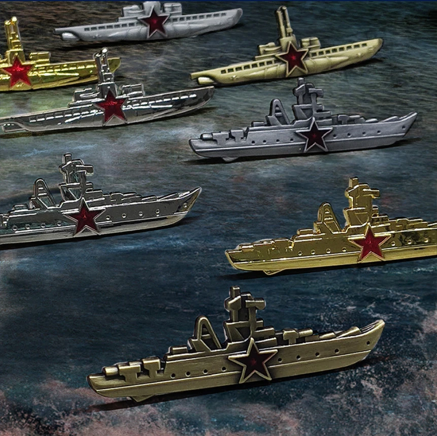 Soviet Union CCCP Submarine Badge Navy Surface Ship Warship Red Star ...