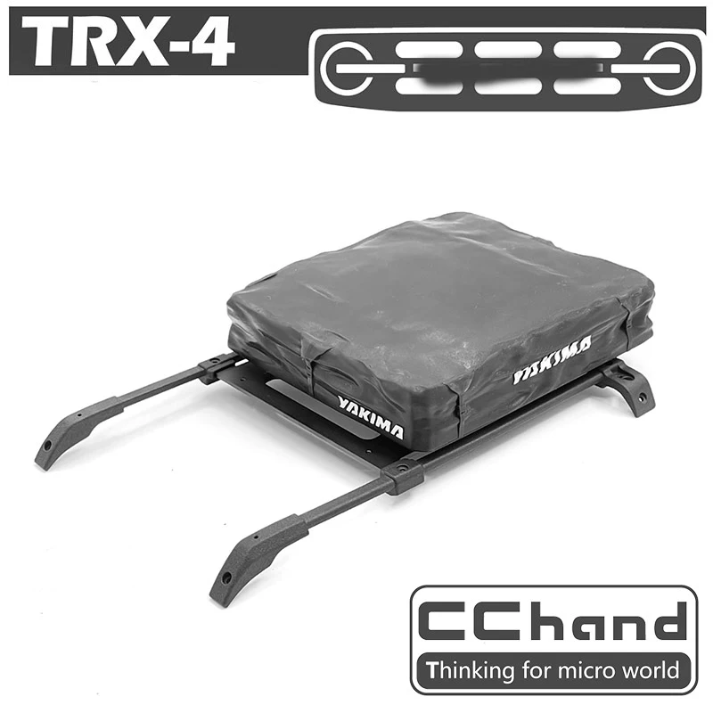 Aluminum Roof Rack+Tent Pack Kit for TRAXXAS TRX4 NEW FORD BRONCO ...