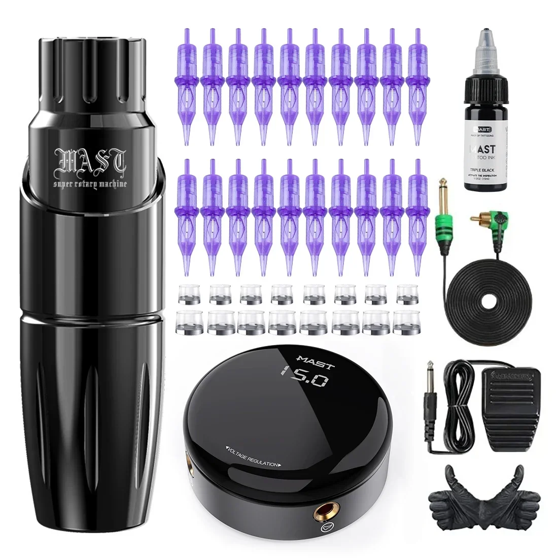Mast-Tour-Professional-Tattoo-Pen-Machine-Set-Tattoo-Kit-Rotary-Pen ...