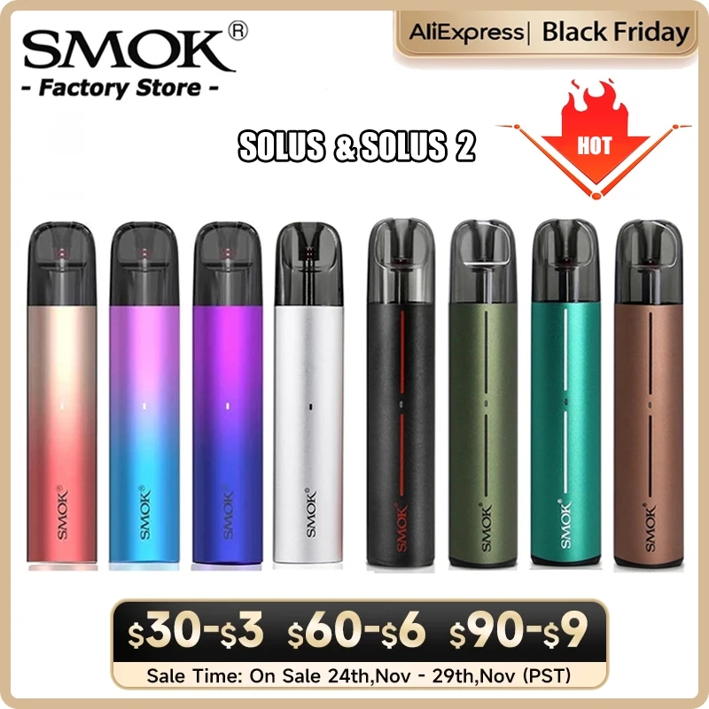 Nieuw! Originele Smok Solus & Solus 2 Pod Kit 15W 700Mah 2.5Ml ...