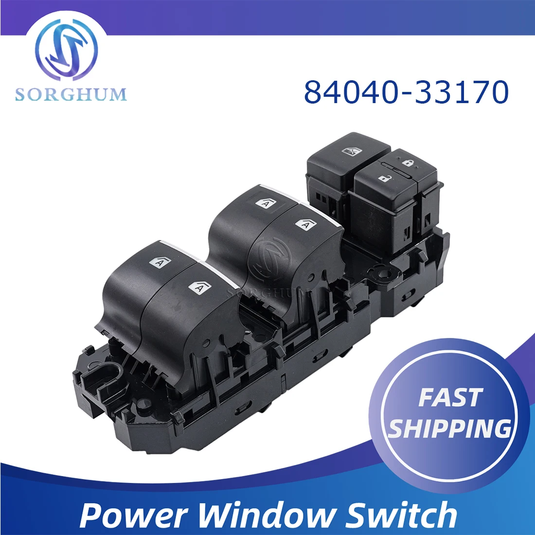 Sorghum-84040-33170-Left-Driver-Side-Electric-Main-Power-Window-Switch ...