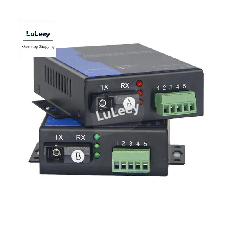 universal RS485/422 interface asynchronois fiber modem optical ...