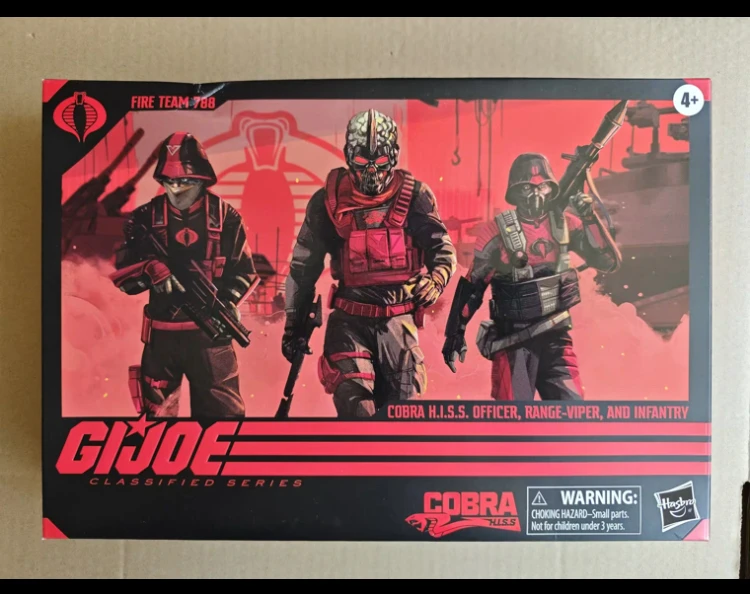 In stock Hasbro Special Forces Cobra 788 Team Fire Team X Team Set 6 ...