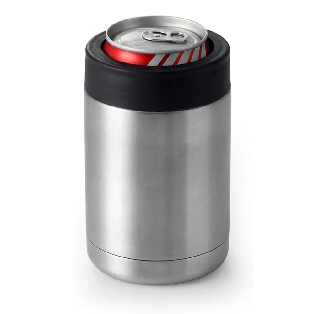 12oz-Stainless-Steel-Insulated-Beer-Bottle-Can-Cooler-Double-Wall ...