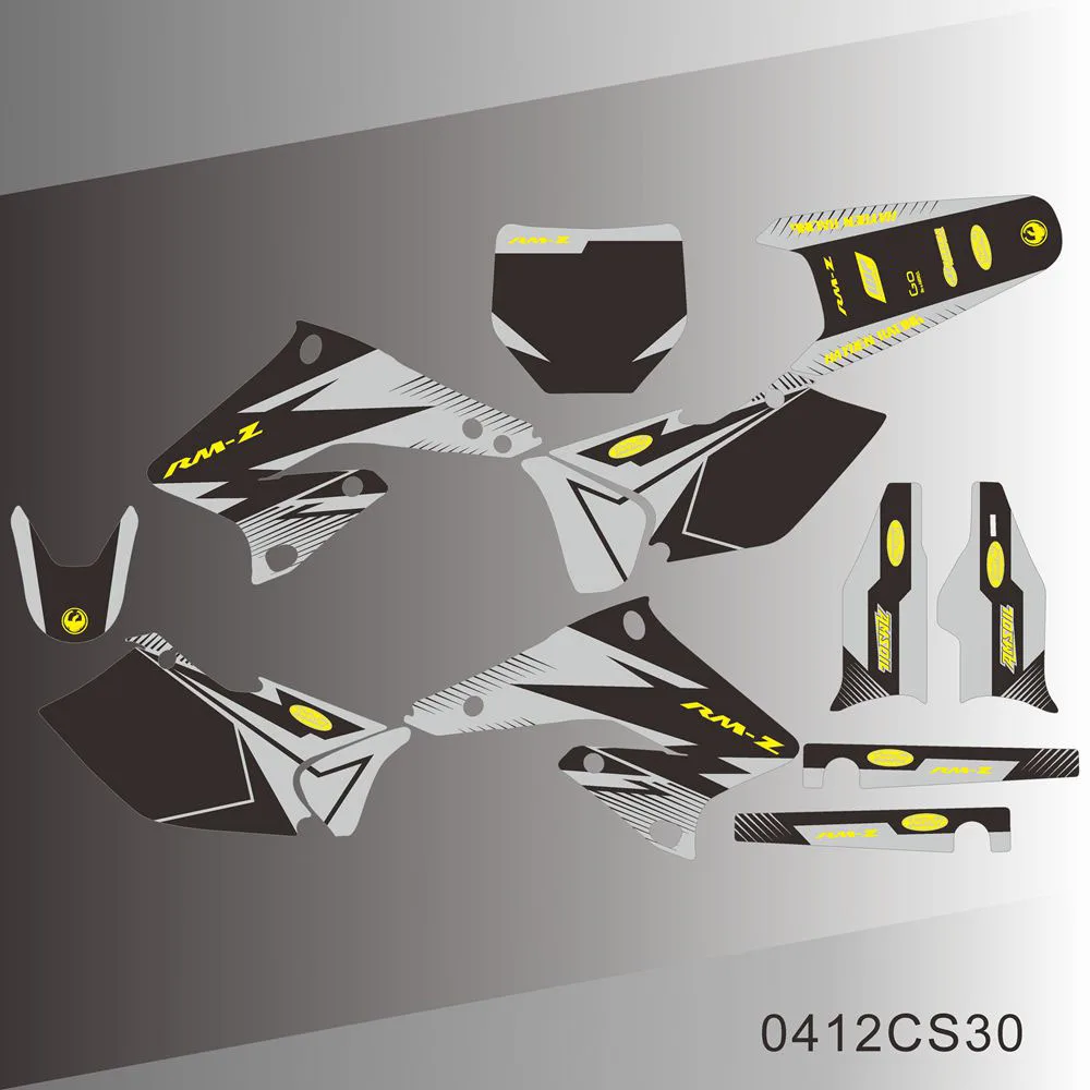 For SUZUKI RMZ 250 2004 2005 2006 Graphics Decals Stickers Motorcycle ...