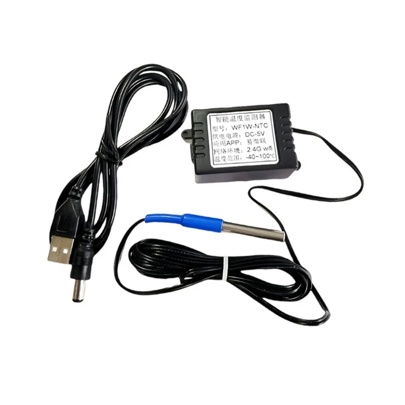 WF1W-NTC Smart WiFi Temperature Sensor with NTC Probe - Remote Monitor ...