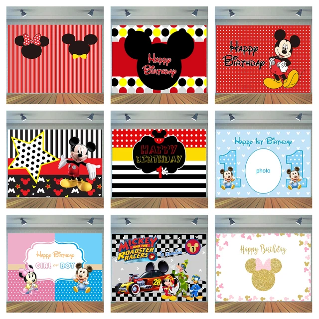 Mickey Mouse Name Banner