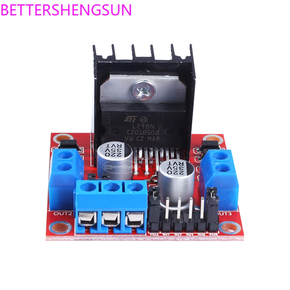 L298n-Motor-Driven-Board-Module-L298-Stepper-Motor-DC-Intelligent-Car ...