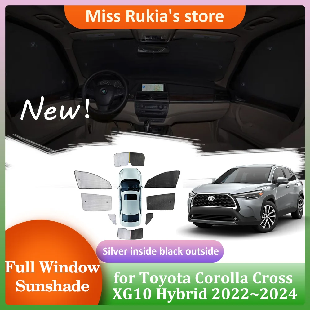 Full-Coverage-Sunshades-for-Toyota-Corolla-Cross-XG10-Hybrid-2022-2024 ...