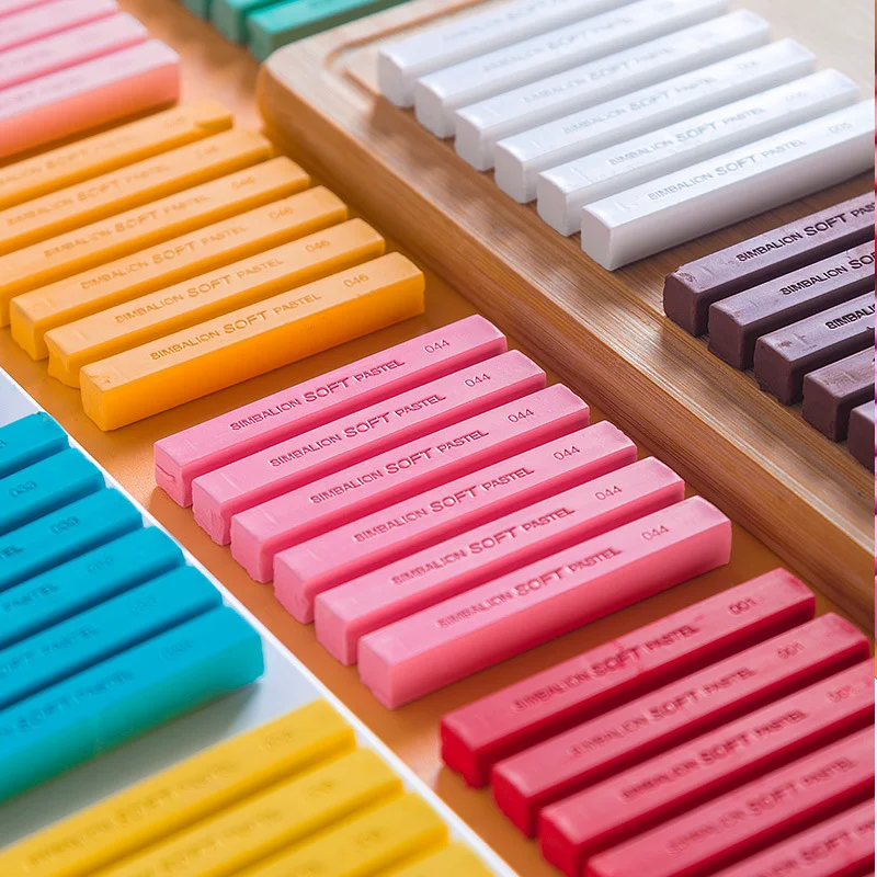 60-color Sketch Chalk Brush 6 Packs of Soft Chalk Stick Environmental ...