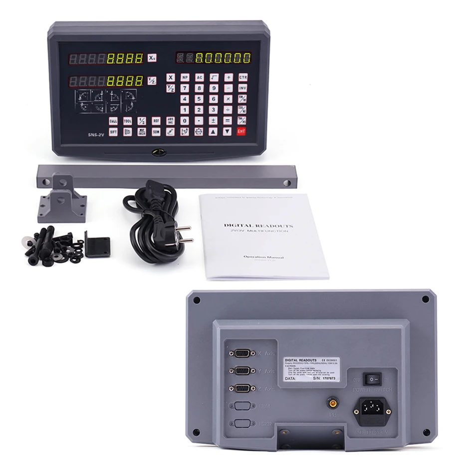 SNS-2V-SNS-3V-Dro-2-3-Axis-Digital-Readout-Display-TTL-DB9-for-Lathe ...