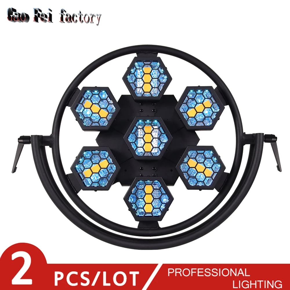 LED-7x50W-Retro-Led-DJ-Light-RGB-Wash-Flash-Effect-For-Stage-Party-Bar ...