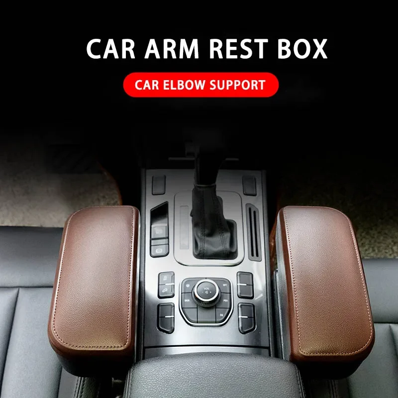 Universal-Car-Arm-Rest-Box-Center-Console-Armrest-Pad-Car-Armrest ...