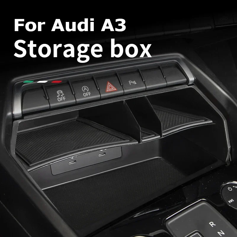LHD ABS Storage Organizer for Audi A3 S3 8Y 2022 2021 2020 Sedan ...