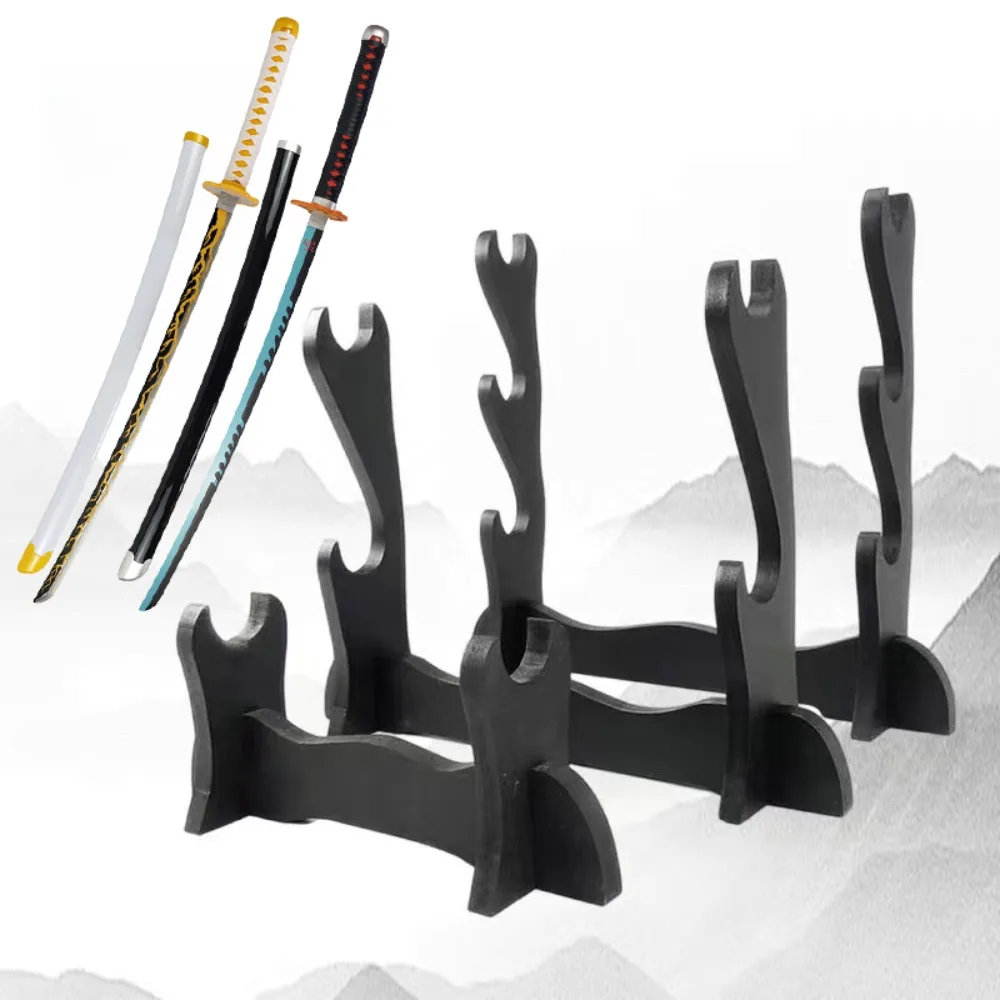 3-layer-Katana-Support-Holder-Wooden-Stand-Sword-Rack-Support-for ...