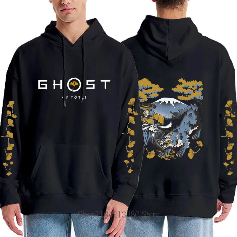 New Ghost Graphic Hoodie Autumn Winter Men Women Harajuku Casual ...
