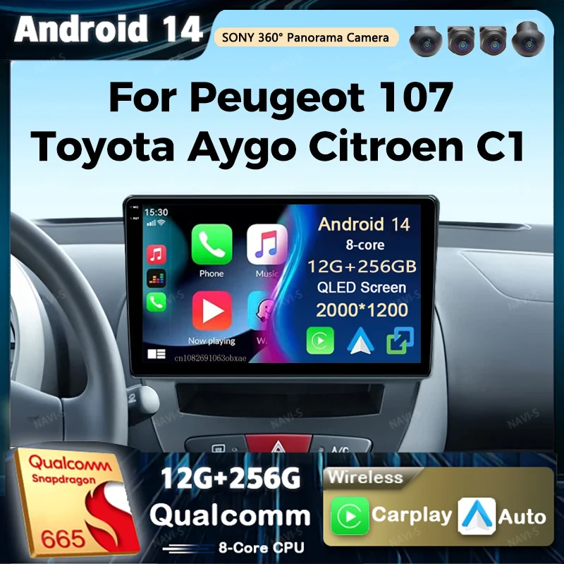 Android-14-Multimedia-Player-For-Peugeot-107-Toyota-Aygo-Citroen-C1 ...