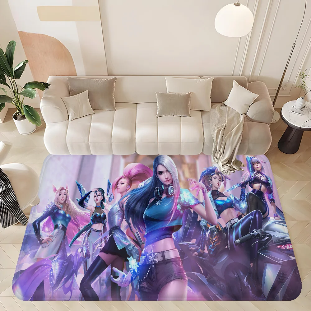 LOL KDA ALL OUT Kitchen Mat Nordic Style Bedroom Living Room Doormat ...