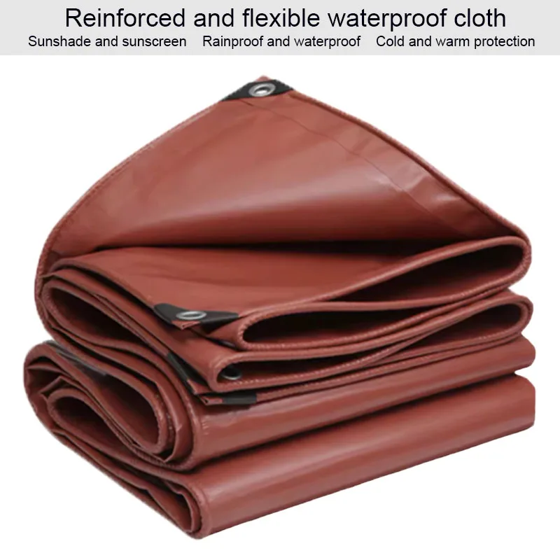 PVC-Coffee-Reinforced-Flexible-Waterproof-Cloth-Truck-Canopy-Balcony ...