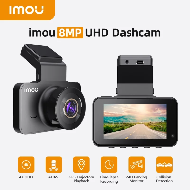 IMOU-S800-4K-HD-Dash-Cam-Car-Video-Recorder-GPS-Voice-Control-Night ...