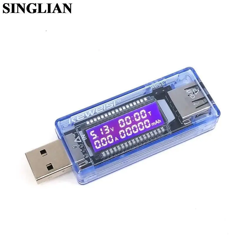 Usb 전류 전압 용량 테스터 전류 전압 감지 충전기 용량 테스터 미터 모바일 전원 감지기 배터리 테스트 V20 Usb 테스터