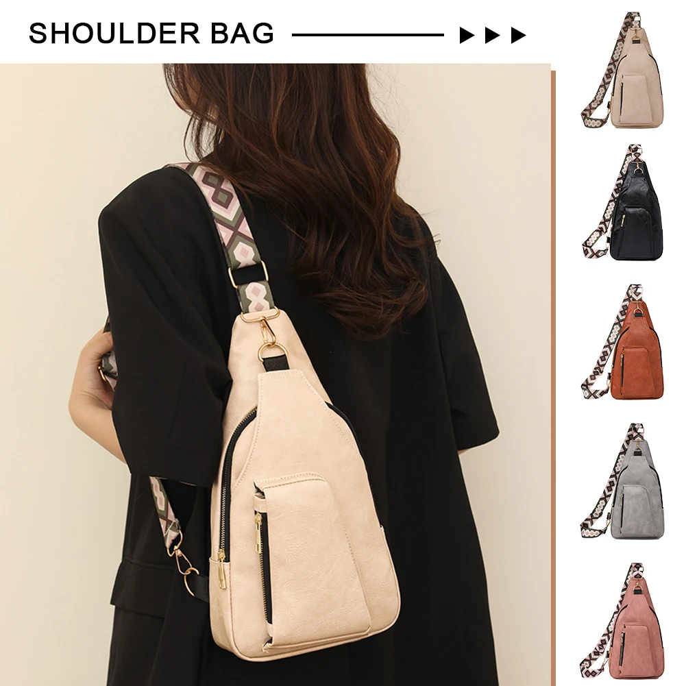 Vintage-Crossbody-Bag-With-Zipper-Pockets-Retro-Casual-Shoulder-Bag ...