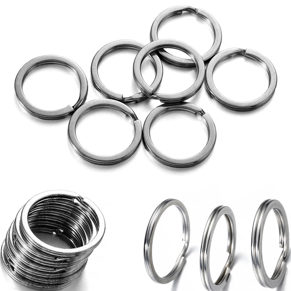 20pcs-Stainless-Steel-Split-Key-Rings-15-35mm-Jump-Rings-Metal-Hook ...