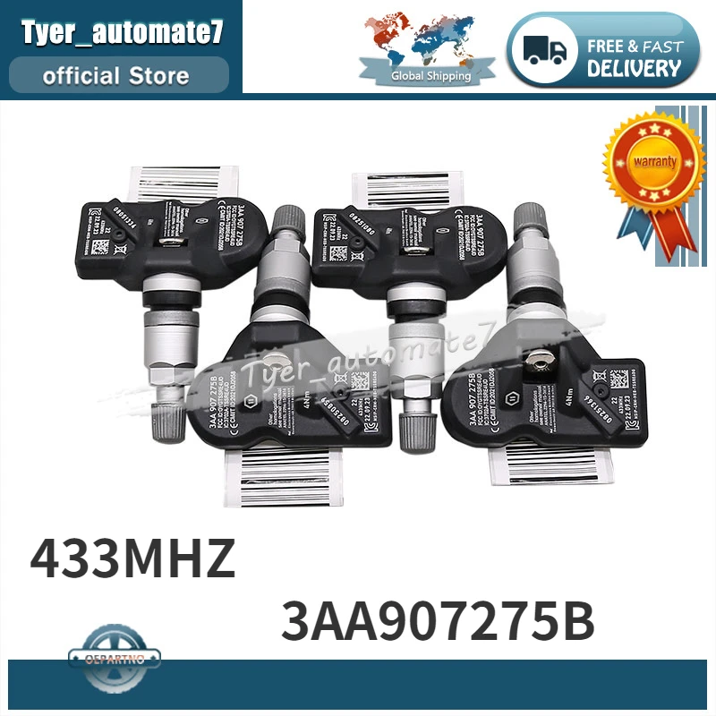 For-2012-2017-Volkswagen-CC-Tiguan-4Pcs-Tire-Pressure-Monitoring-System ...