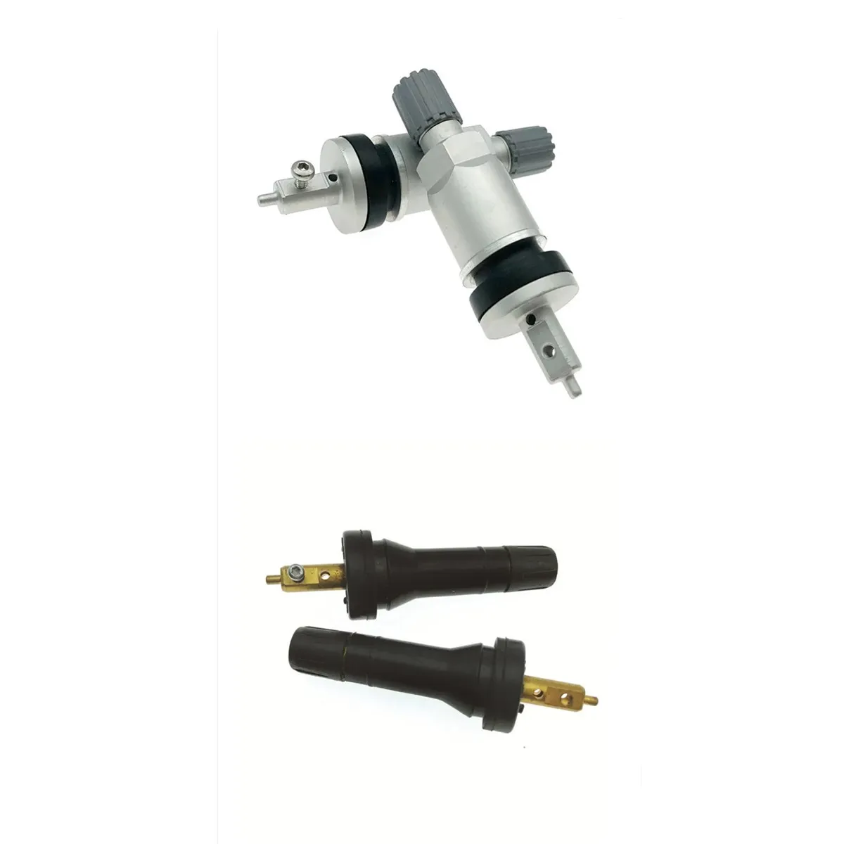 4pc-TPMS-Rubber-aluminum-Snap-in-Tire-Pressure-Sensor-Valve-Stem ...