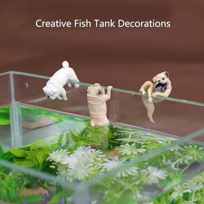 Simulation-mini-Ornaments-Fish-Aquarium-Decor-Artificial-pet-dogs-Fish ...