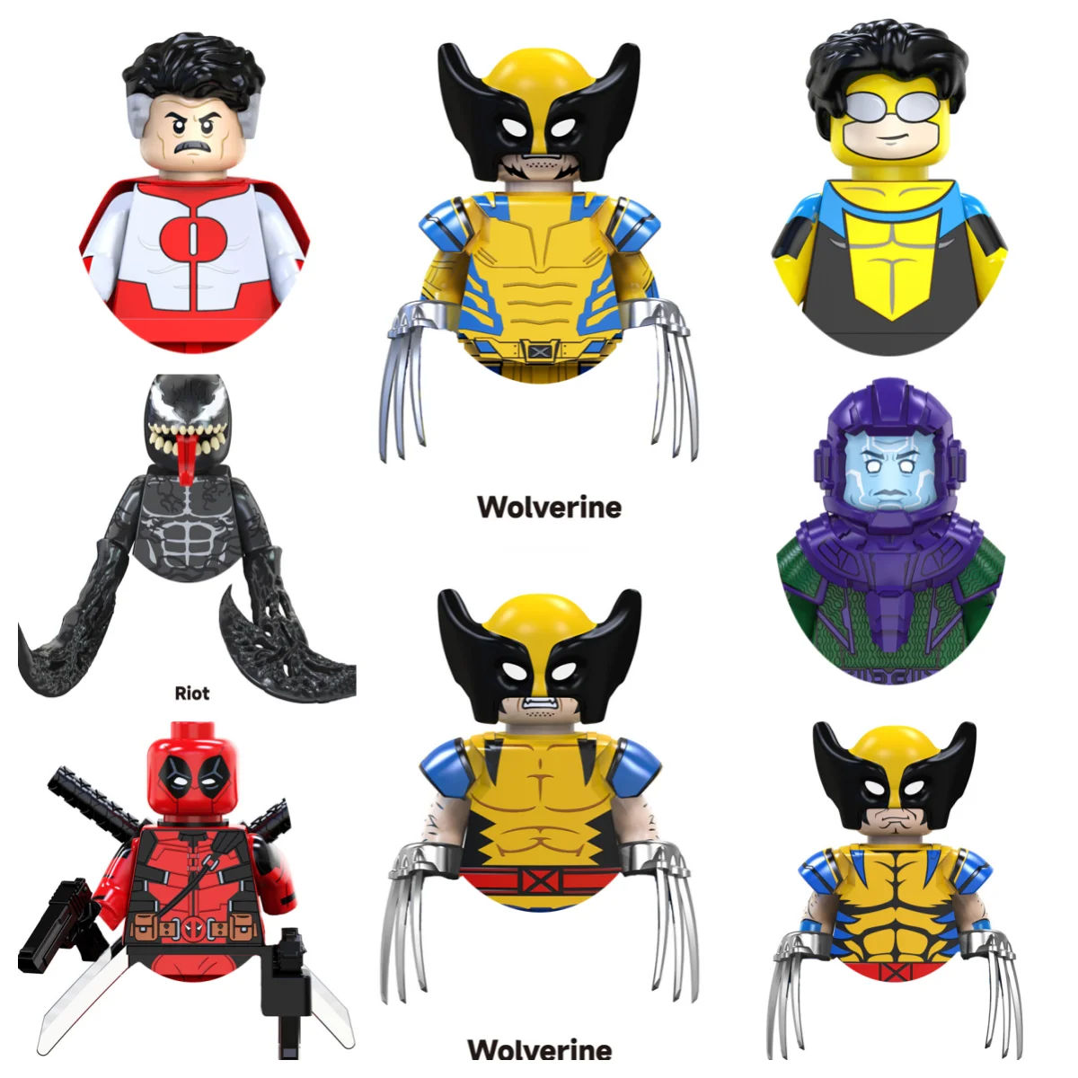 X-Men-Hot-toy-New-Marvel-Wolverine-Deadpool-Mini-Action-Anime-character ...