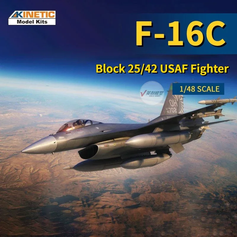 KINETIC-K48102-Aircraft-Model-1-48-Scale-F-16C-Block-25-42-USAF-Fighter ...
