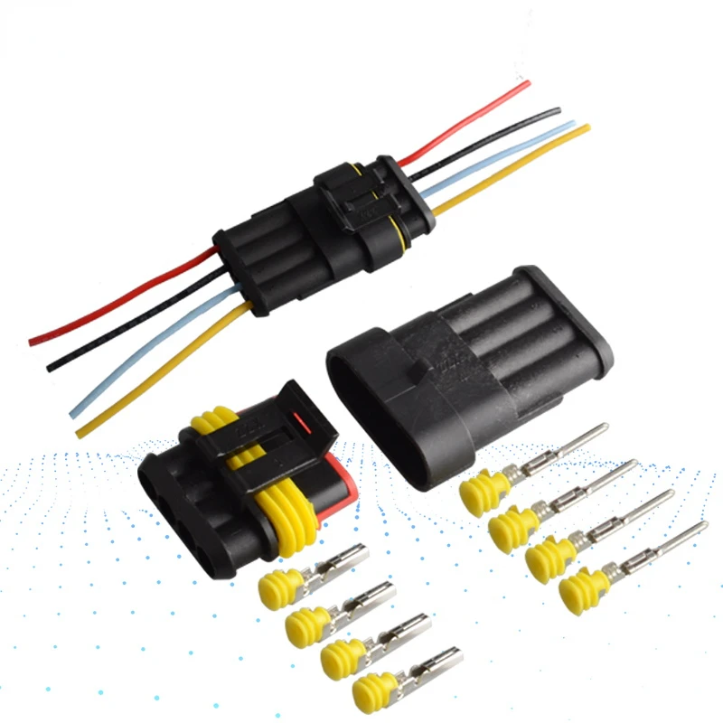 4 Pin Waterproof Electrical Connectors
