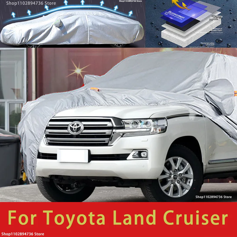 For-Toyota-Land-Cruiser-fit-Outdoor-Protection-Full-Car-Covers-Snow ...
