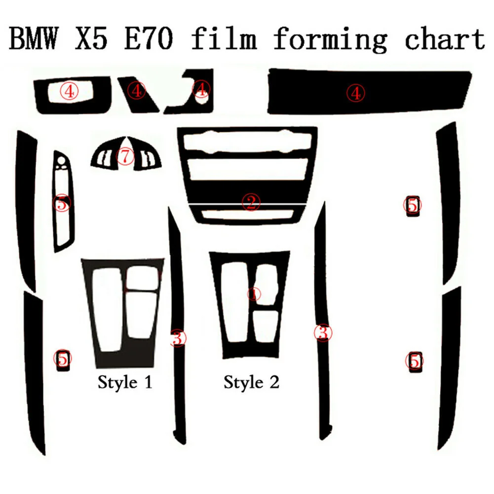 1-Set-Car-Stickers-5D-Carbon-Fiber-DIY-Car-Decals-For-BMW-X5-E70-2007 ...