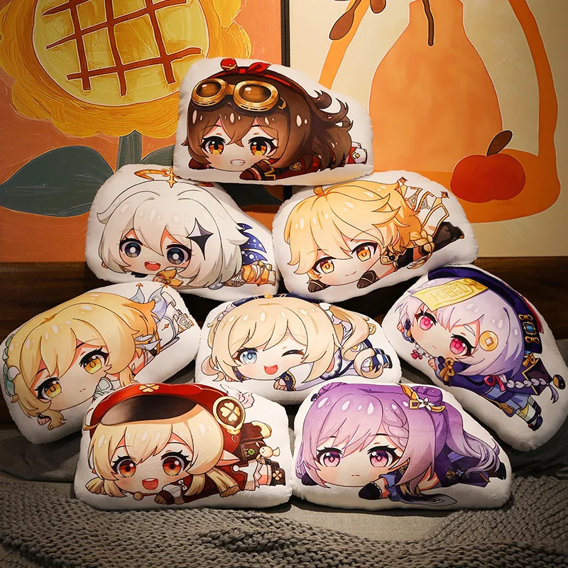 Anime-Game-Genshin-Impact-Plush-Cushion-Pillow-Keqing-Klee-Paimon ...