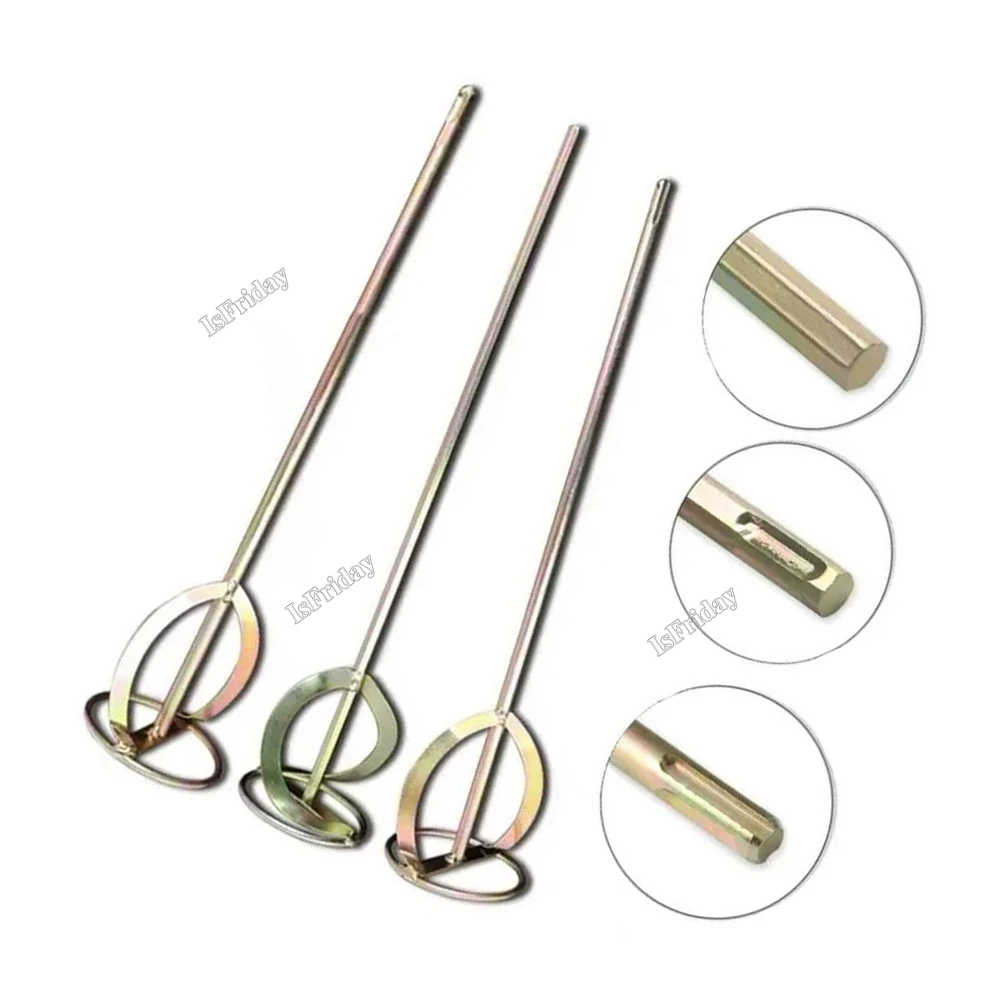 S-type Mixer Drill Paint Stirring Rod Handheld Paint Cement Plaster ...