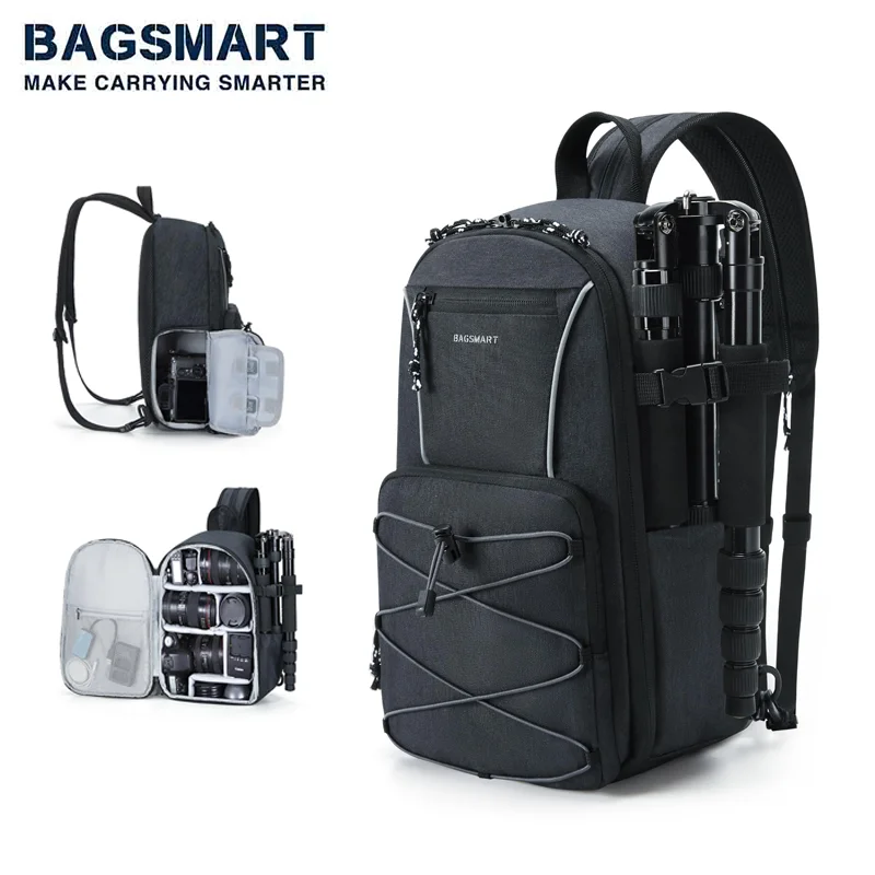 BAGSMART-Camera-Backapck-Photography-Shoulder-Camera-Bag-Waterproof ...
