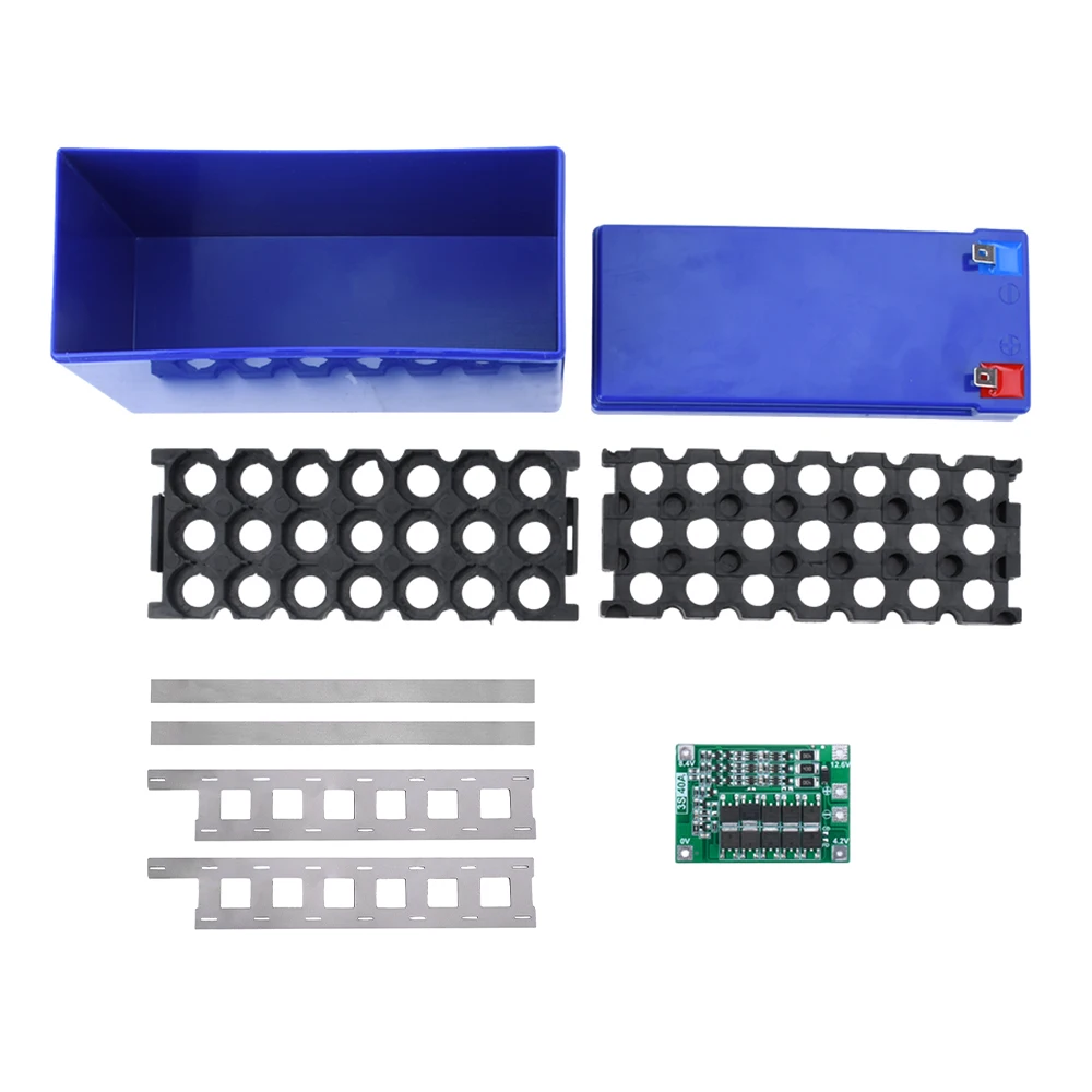 12v-7ah-18650-Battery-Storage-Boxes-With-Nickel-Sheet-Bracket-Lithium ...