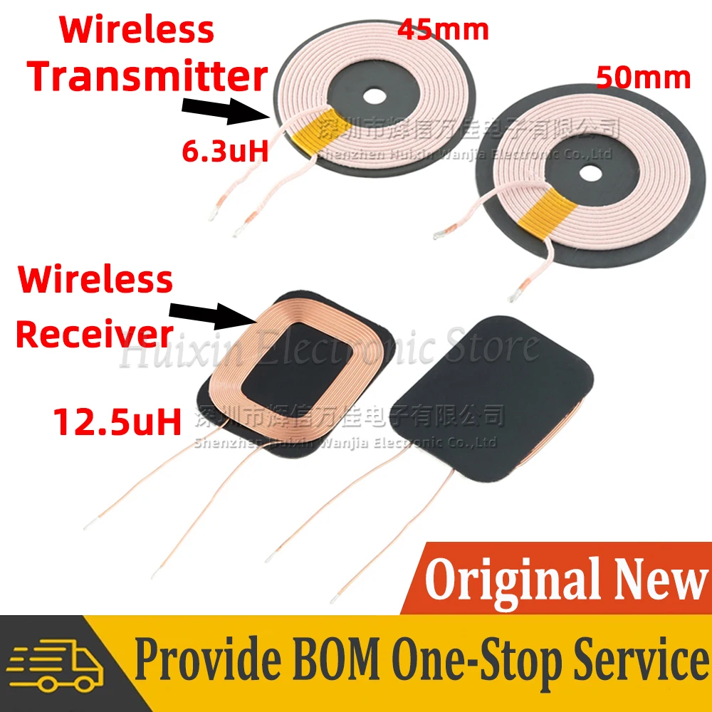 2pcs-Wireless-Charger-Transmitter-Receiver-Coil-Universal-Qi-Wireless ...