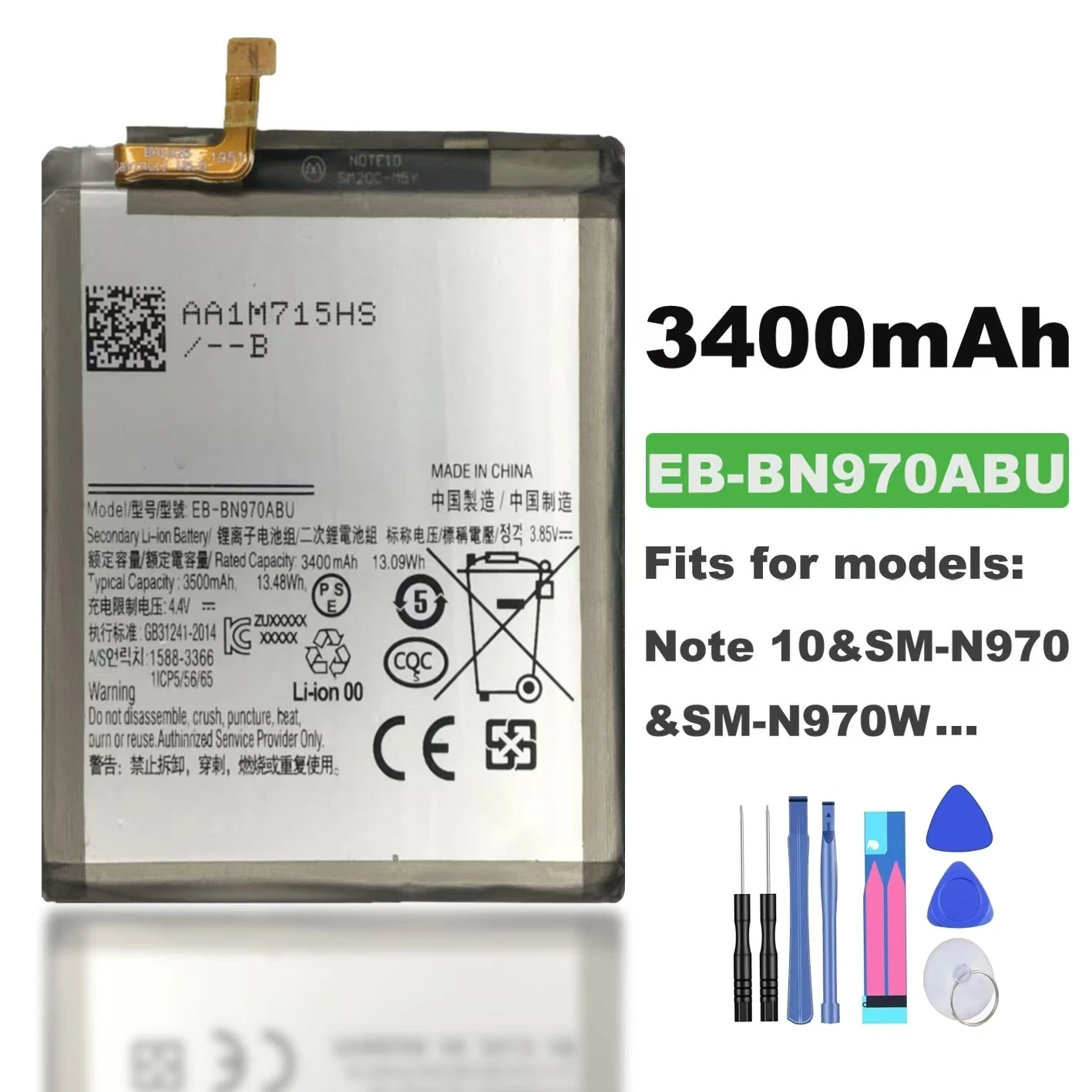 For-Samsung-note10-original-battery-EB-BN970ABU-mobile-phone-battery ...