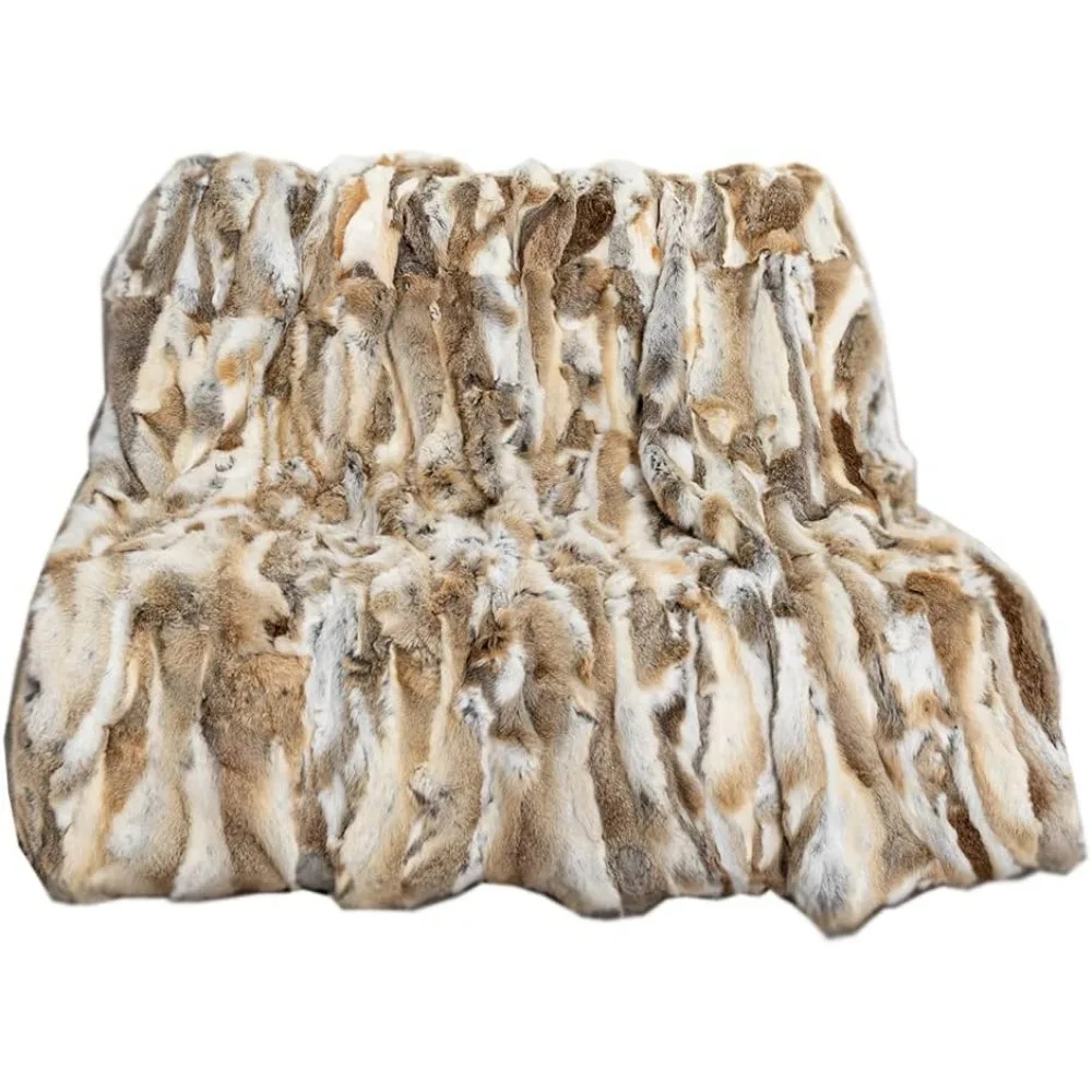 Soft-Real-Rabbit-Fur-Throw-Blanket-Rug-Patchwork-Skin-Fur-Rug-Leather ...