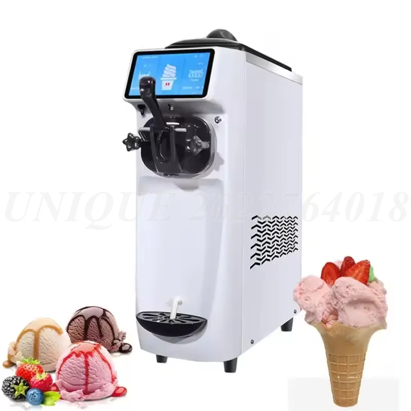 Small-Single-Head-Soft-Ice-Cream-Machine-Countertop-Automatic-High ...