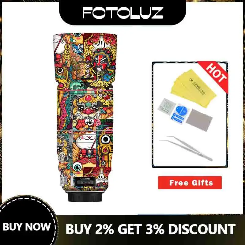 Canon-EF100-400mm-F4-5-5-6-II-Lens-Skin-Camera-Lens-Decal-Sticker-Wrap ...