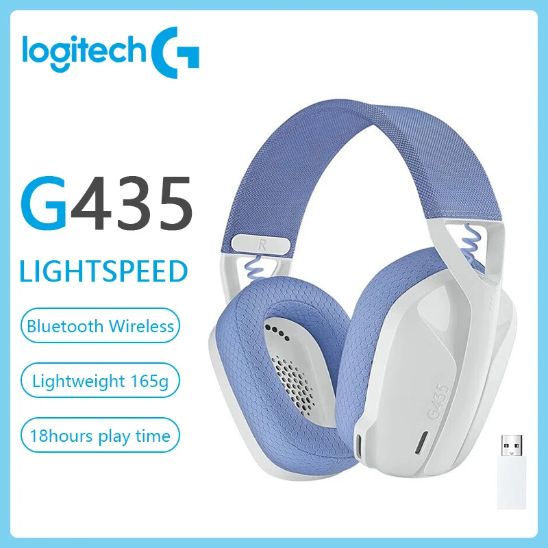 Logitech-g435-fone-de-ouvido-sem-fio-para-jogos-som-surround-com ...